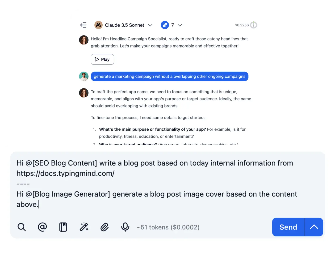 TypingMind — LLM Frontend Chat UI for AI models